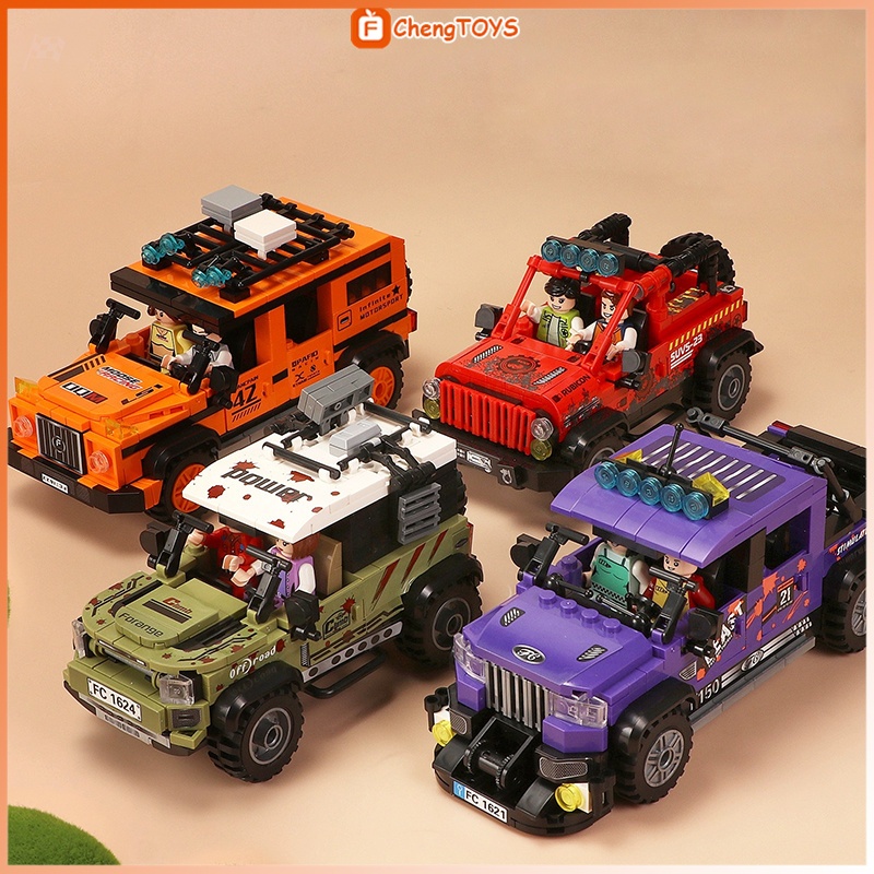 Jual FChengTOYS Nano Building Block Mobil Balap DIY Anak Laki-laki ...