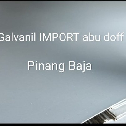 Jual PLAT GALVANIL (ABU DOFF) IMPORT | Shopee Indonesia