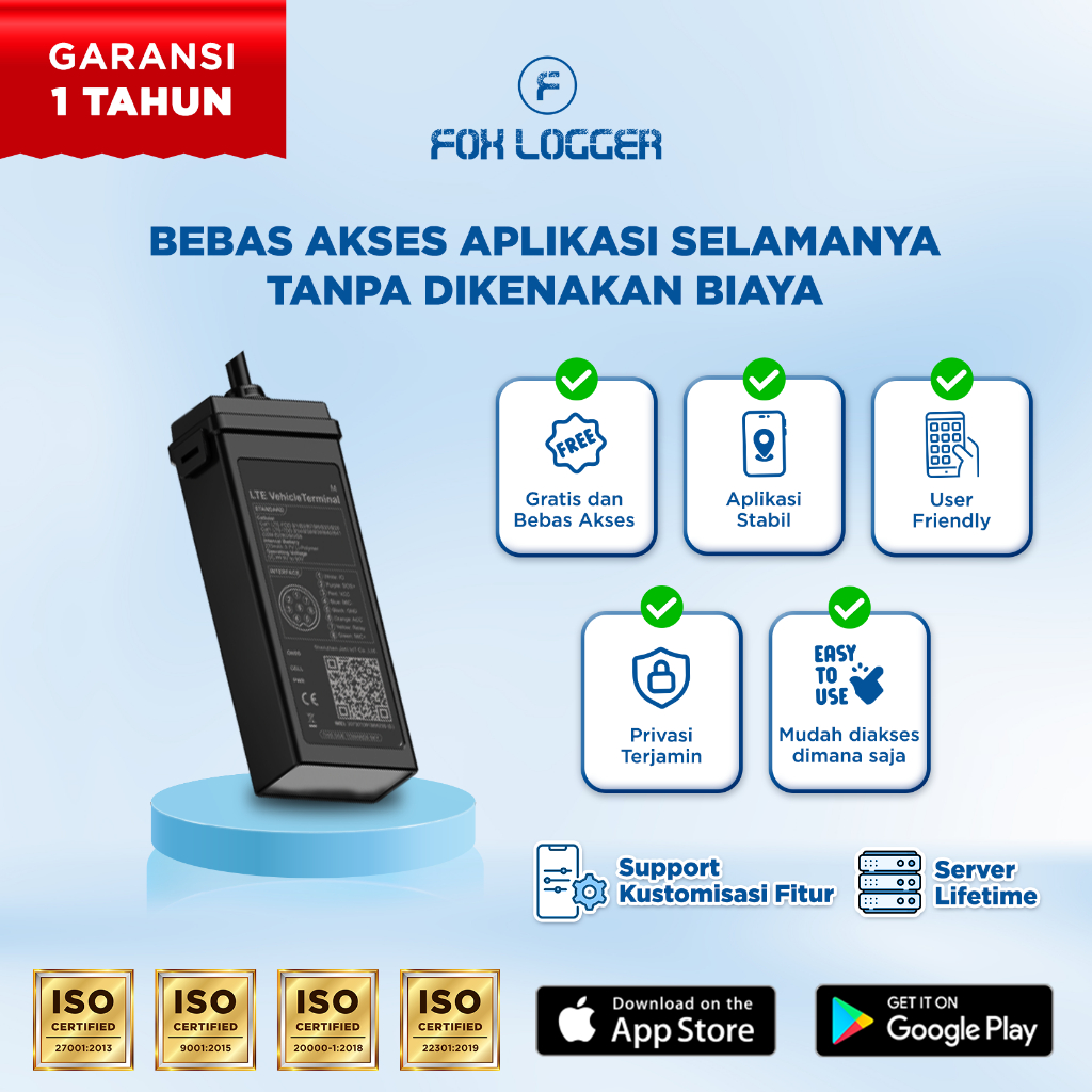 Jual FOXLOGGER VL103D GPS TRACKER MOBIL TRUCK 4G | Shopee Indonesia