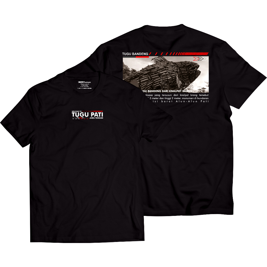 Jual Kaos Pati Street Culture Tugu Bandeng | Shopee Indonesia