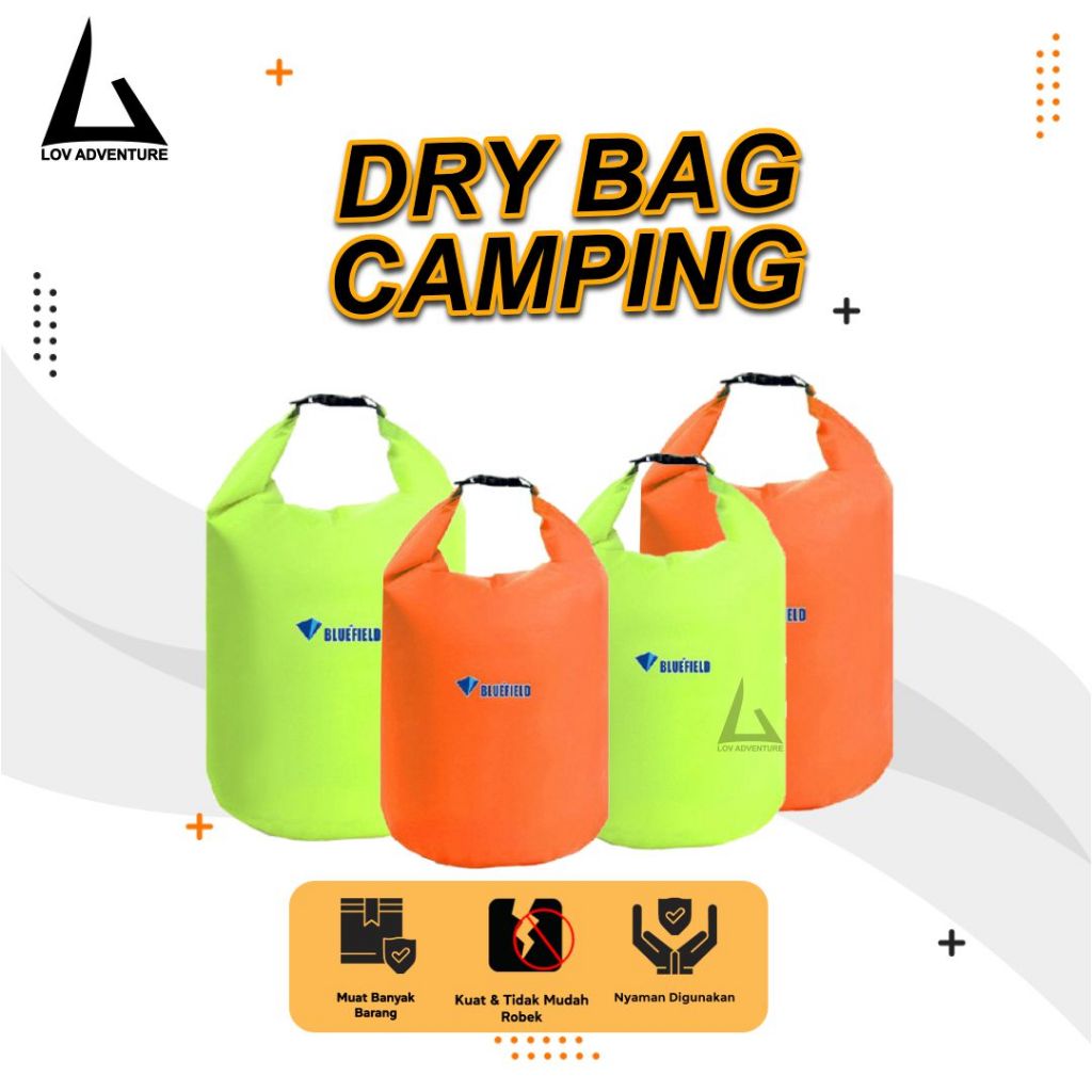 Jual Dry Bag Waterproof 10-20L – Dry Sack Tas Anti Air Outdoor Serbaguna - 10 Liter, Hijau ...
