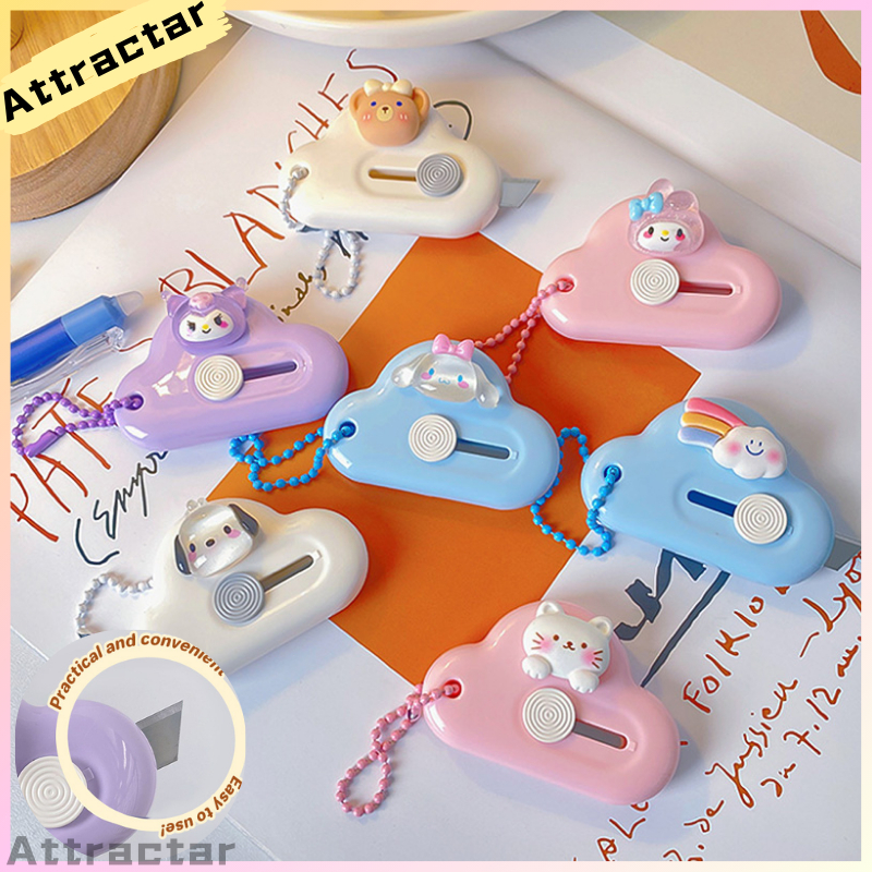 Jual In Stock Cutter Mini Sanrio Cute Cloud Shape Kartun Lucu Pisau ...