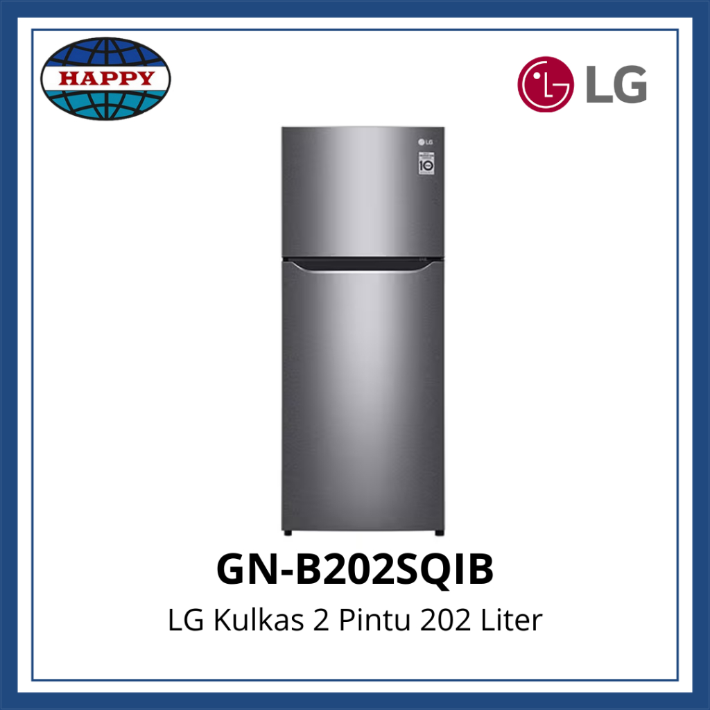 Jual Kulkas LG 2 Pintu INVERTER 202 Liter GNB 202 SQIB | Shopee Indonesia