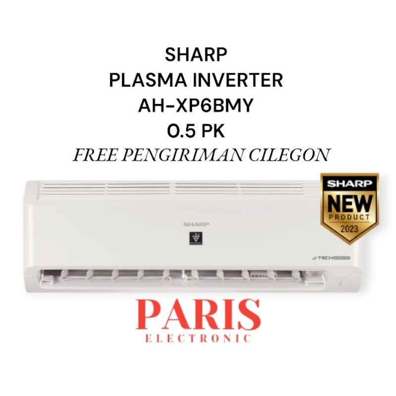 Jual AC SHARP PLASMA INVERTER 0.5PK 1/2PK AH-XP6BMY (PASANG CILEGON ...