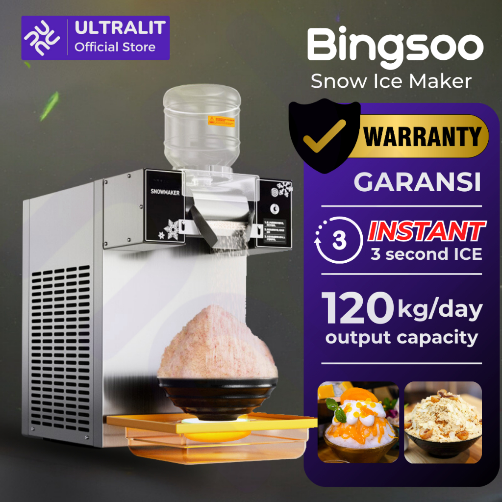 Jual Mesin BINGSOO ICE MAKER / Mesin Snow Maker / Mesin ice cream ...