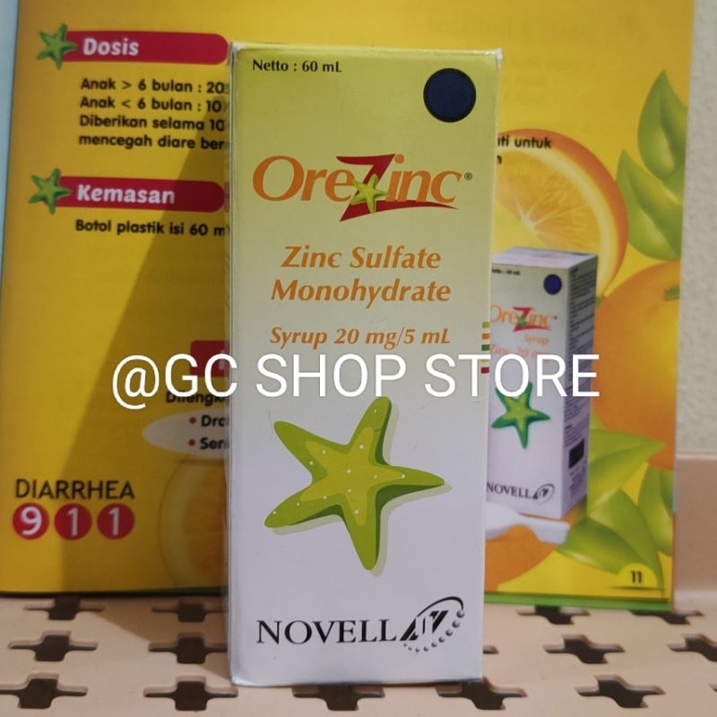Jual OREZINC SYRUP || PELENGKAP TERAPI DIARE ANAK | Shopee Indonesia