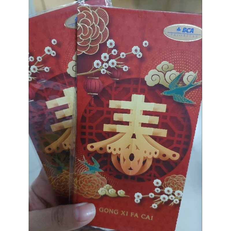 Jual Kertas Angpao BCA Prioritas Danamon Privilage BJB OCBC Nisp | Shopee Indonesia