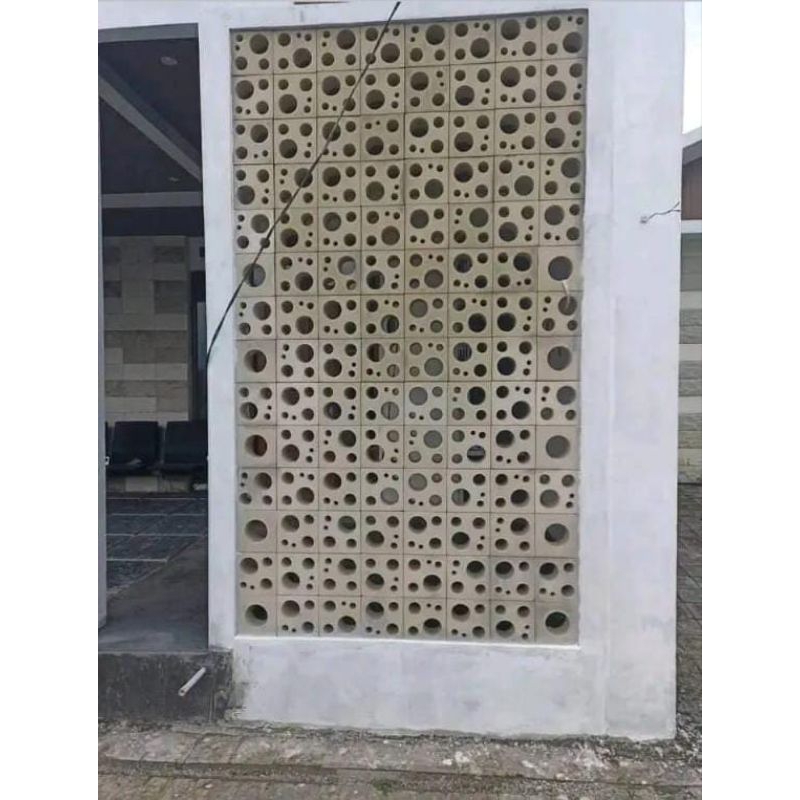 Jual Roster beton minimalis kekinian pagar rumah penyekat ruangan ...