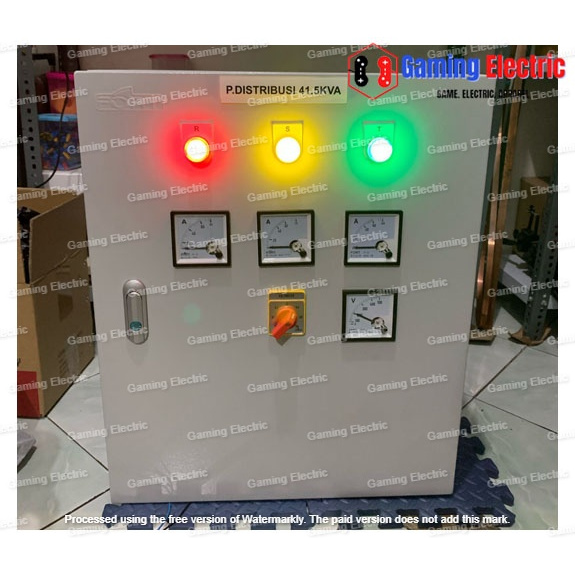 Jual Panel Distribusi Pembagi 3 Phase 60A Custom Tanpa MCCB & MCB ...