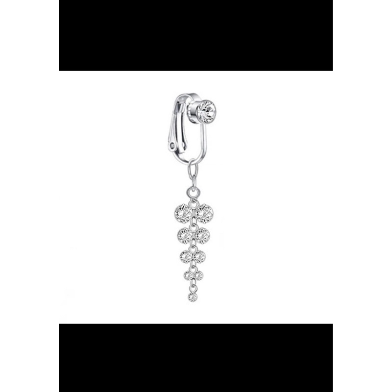 Jual Anting pusar jepit tanpa tindik clip fake, piercing earing belly ...