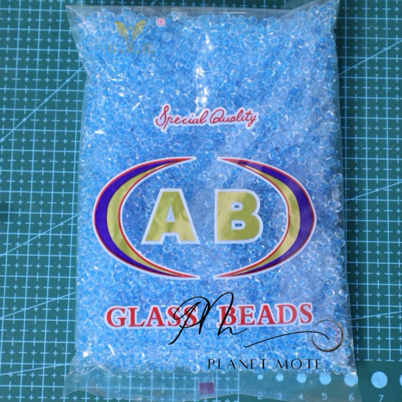 Jual Manik Payet Pasir 6/o Mote Pasir Kaca Bening 4mm isi 1 PON ...