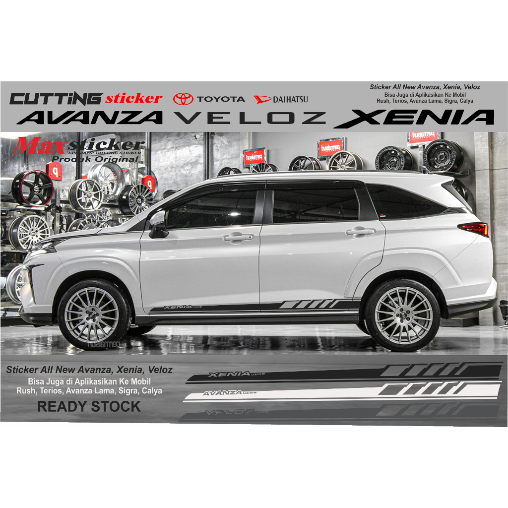 Jual Sticker MOBIL AVANZA XENIA VELOZ 2022 2023 Terbaru Stiker ...