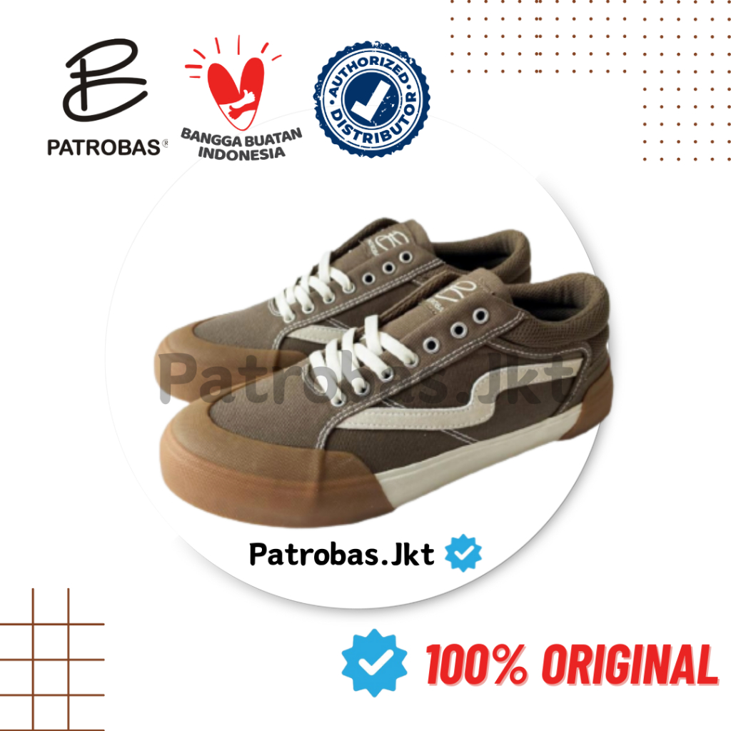Jual Sepatu Patrobas Cloud Low Olive Original | Sneakers Casual Pria ...