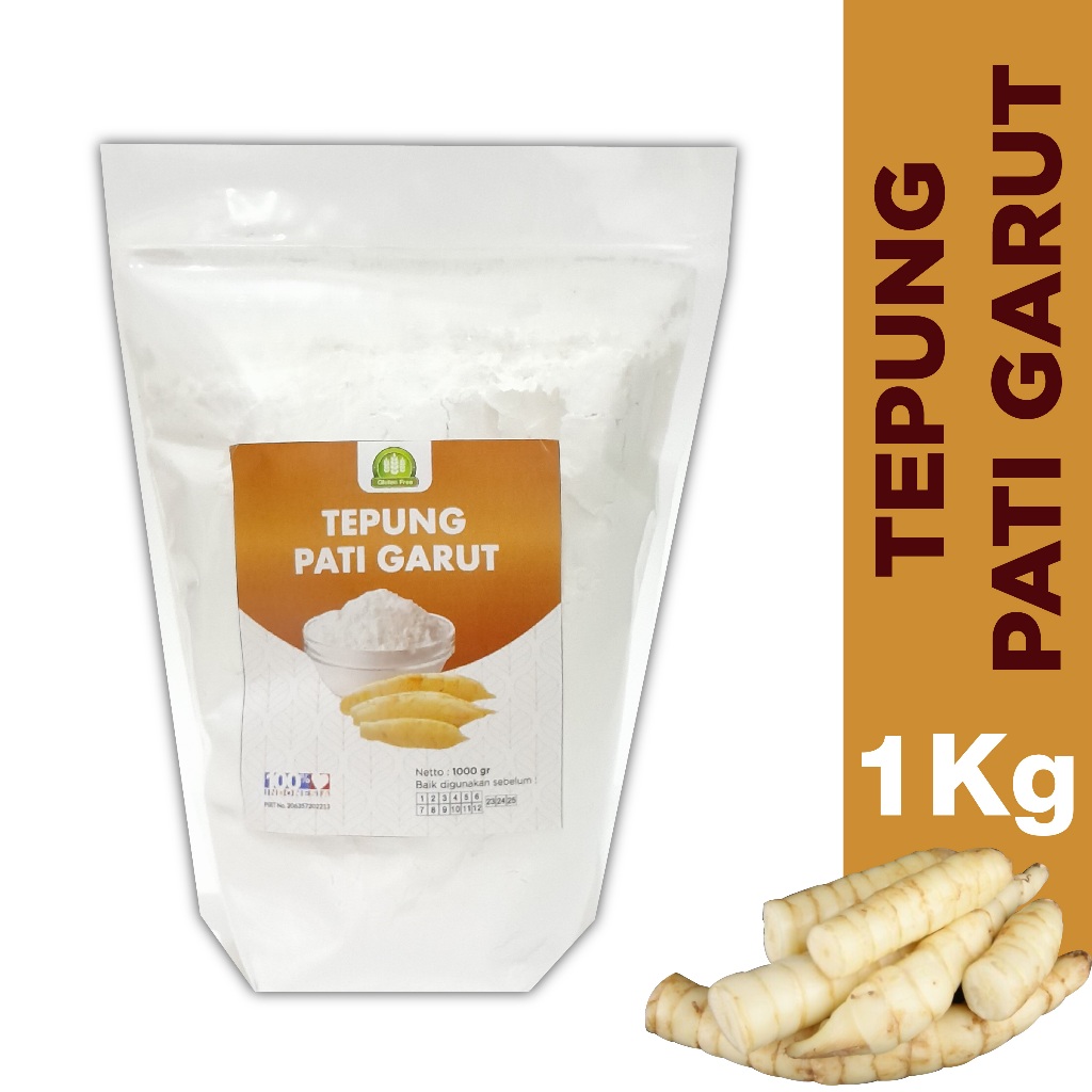 Jual Tepung Pati Irut Umbi Garut Obat Asam Lambung Maag 1 Kg | Shopee ...