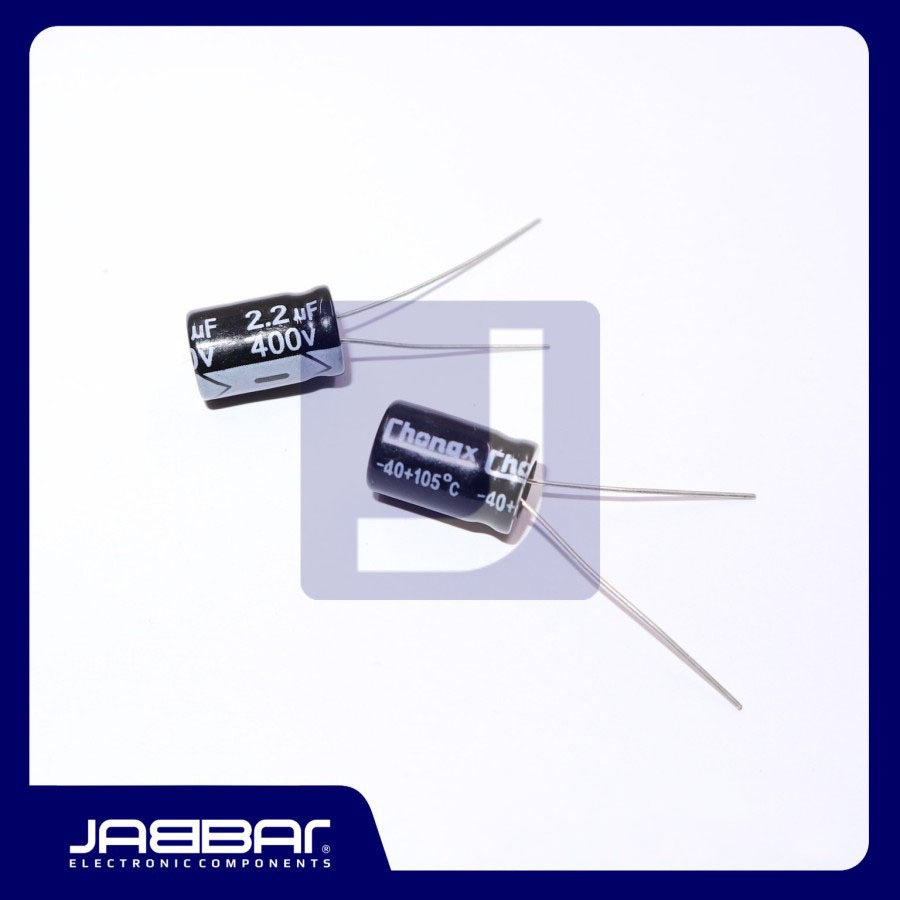 Jual 2.2uF 400V DIP2 (L= 1.3 cm W= 0.8 cm) | Shopee Indonesia
