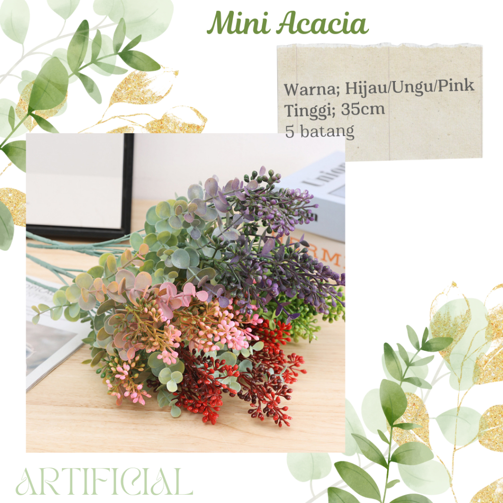 Jual Bunga Artificial Premium Bunga Mini Acacia | Shopee Indonesia