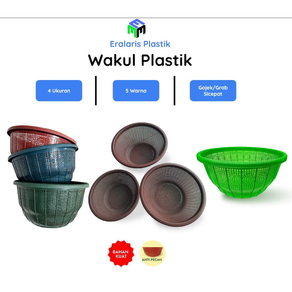 Jual WAKUL PLASTIK SERBA GUNA / KERANJANG BESEK TELUR / BAKUL NASI ...