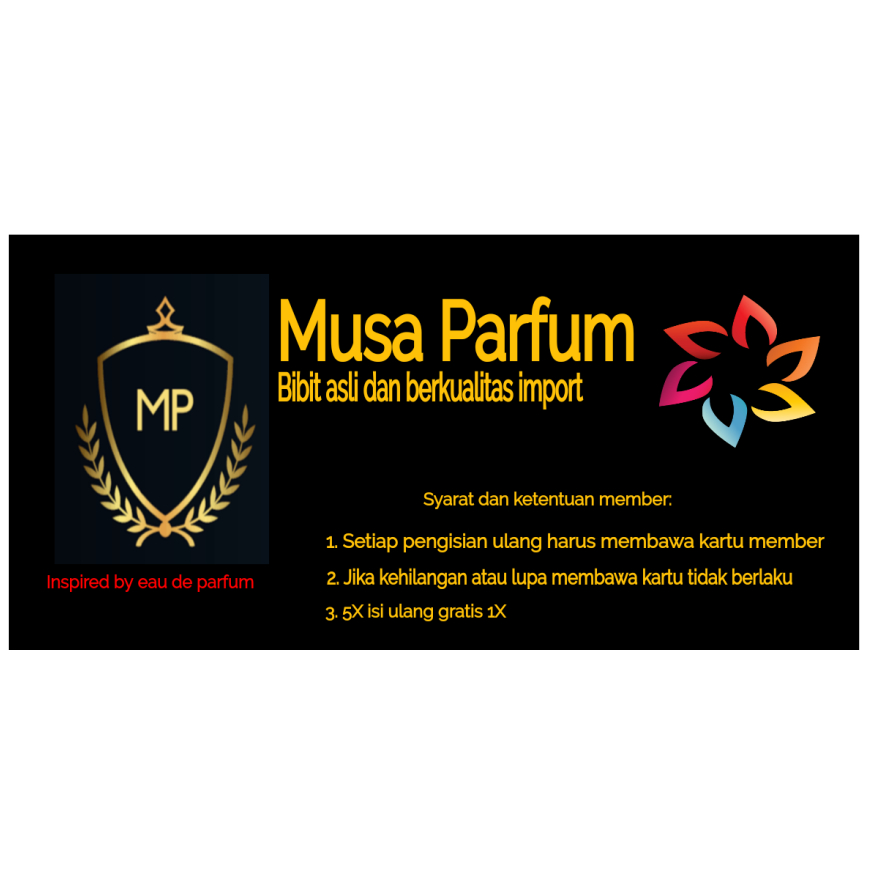Jual Kartu Pesanan Musa Parfum | Shopee Indonesia
