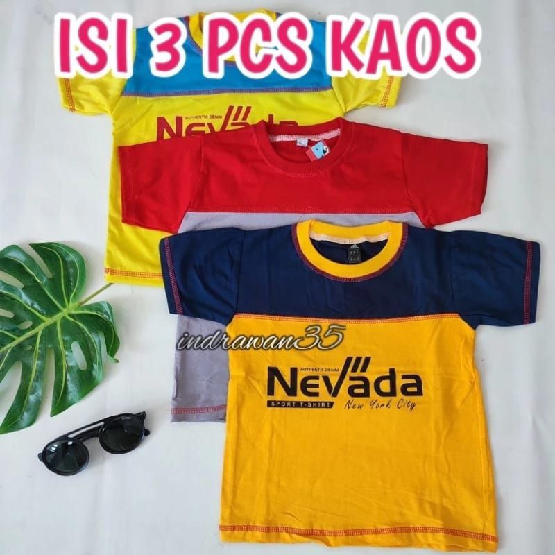Jual ( BAJU KIDS!! ) Kaos Anak Cowok/Cewek Usia 1-12 Tahun Koas Harian ...