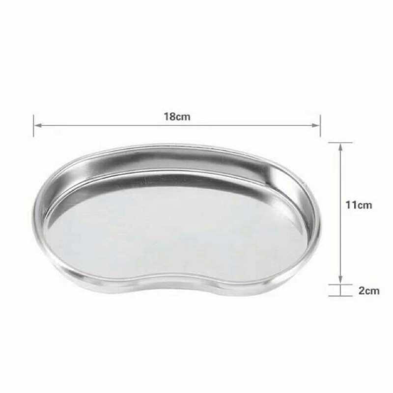 Jual dental kidney curved tray ginjal medis stainless steel nampan baki ...