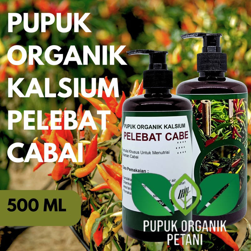Jual Pupuk Organik Cair Tanaman Cabai 500mL POC Cabai Pupuk Organik Pemacu Pembungaan dan ...