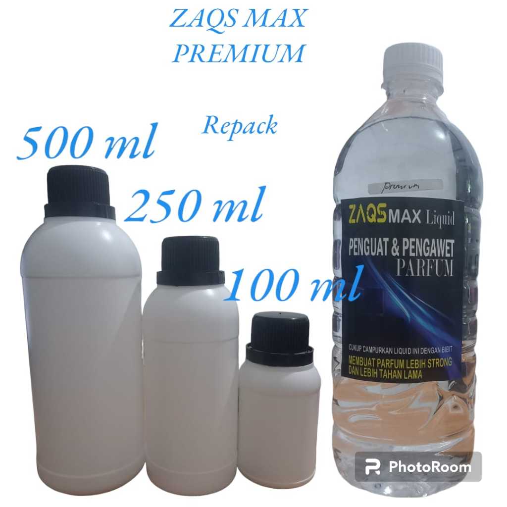 Jual ZAQS MAX PREMIUM --PENGUAT DAN PENGAWET AROMA PARFUM - REPACK 100 ...