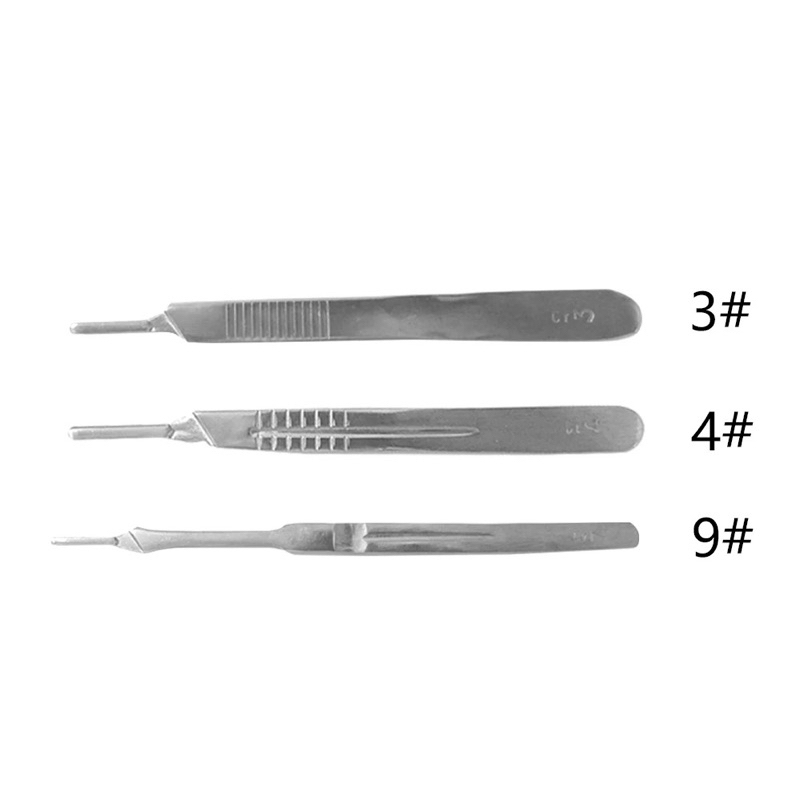 Jual Dental scalpel blade handle no 3 4 gagang bisturi mata pisau gigi ...