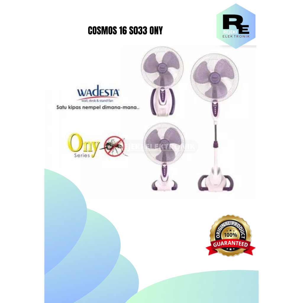 Jual Cosmos WADESTA 16-S033 ONY - Kipas Angin 3in1-16 inch Wall,Desk ...