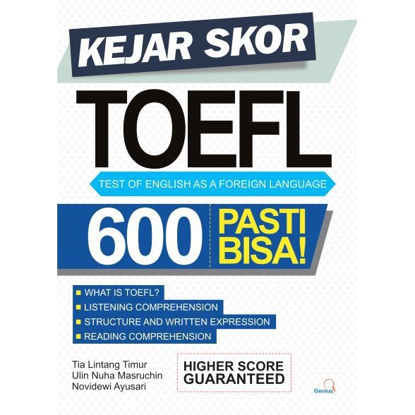 Jual BUKU SUKSES Kejar Skor TOEFL 600 PASTI BISA ! | Shopee Indonesia