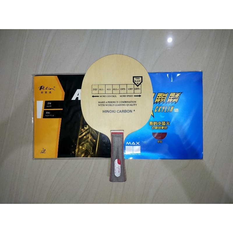 Jual Set Ciamik Blade CUSTOM Butterfly Primorac Carbon+Reactor Ckylin PRO+Palio Ak47 Pingpong ...