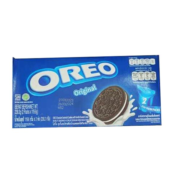 Jual OREO ORIGINAL VANILA & ICE CREAM 119gr | Shopee Indonesia