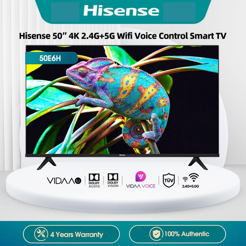 Jual SMART TV Hisense 50" 4K Vidaa Smart TV-Bezelless Design-Dolby Audio- Youtube / Netflix ...