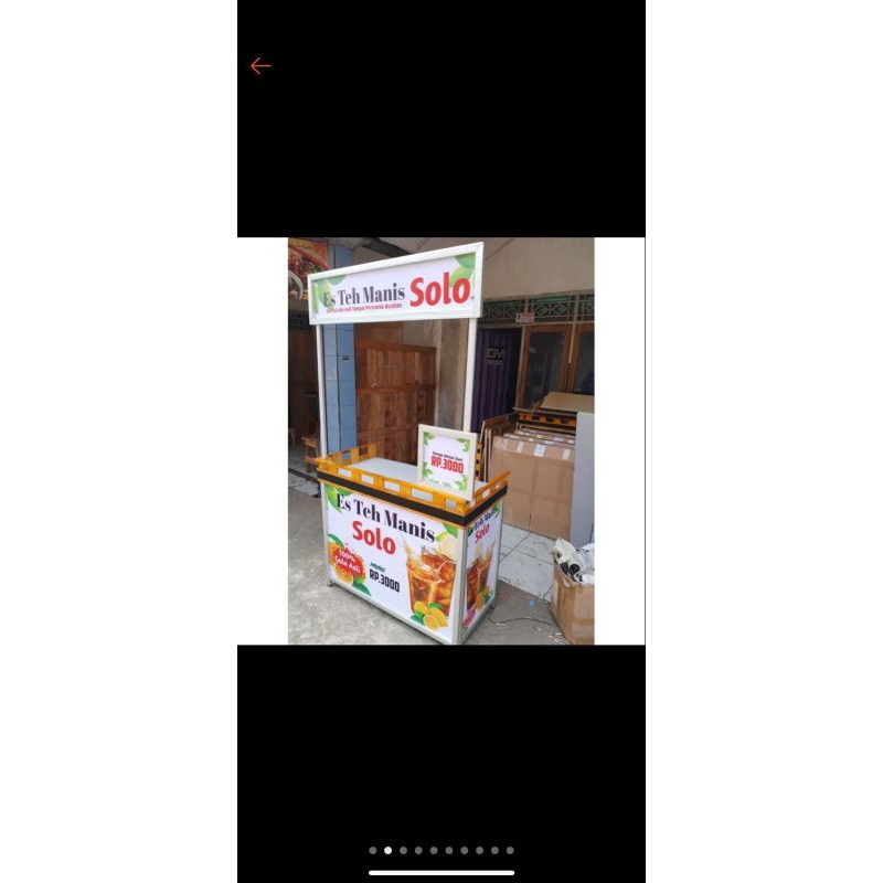 Jual booth portable es teh solo viral | Shopee Indonesia