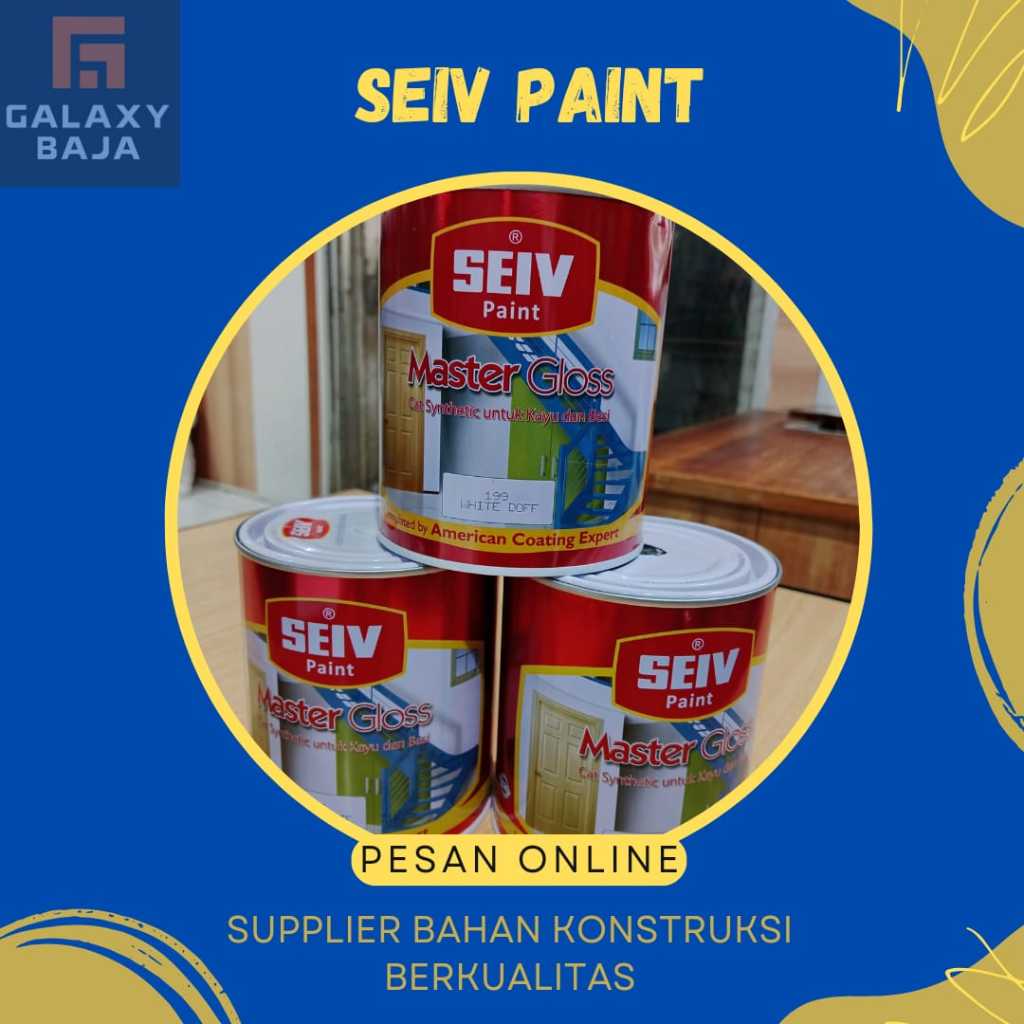Jual SEIV PAINT CAT KAYU DAN BESI SYNTHETIC | Shopee Indonesia