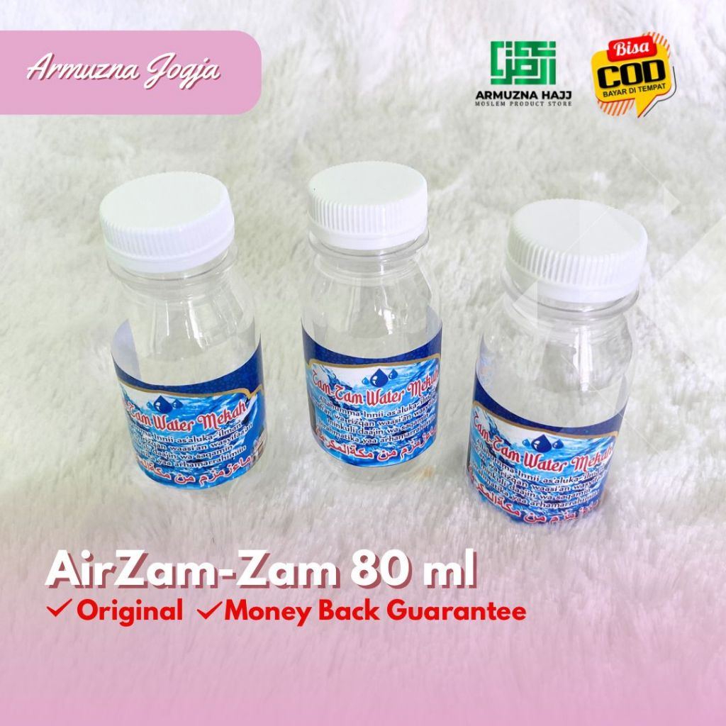 Jual ZAM ZAM WATER | AIR ZAM ZAM ASLI 80 ML | zam zam water | Zam zam ...