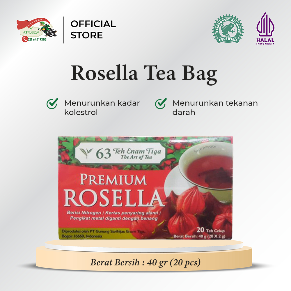 Jual Teh 63 Rosella Tea Bag | Shopee Indonesia