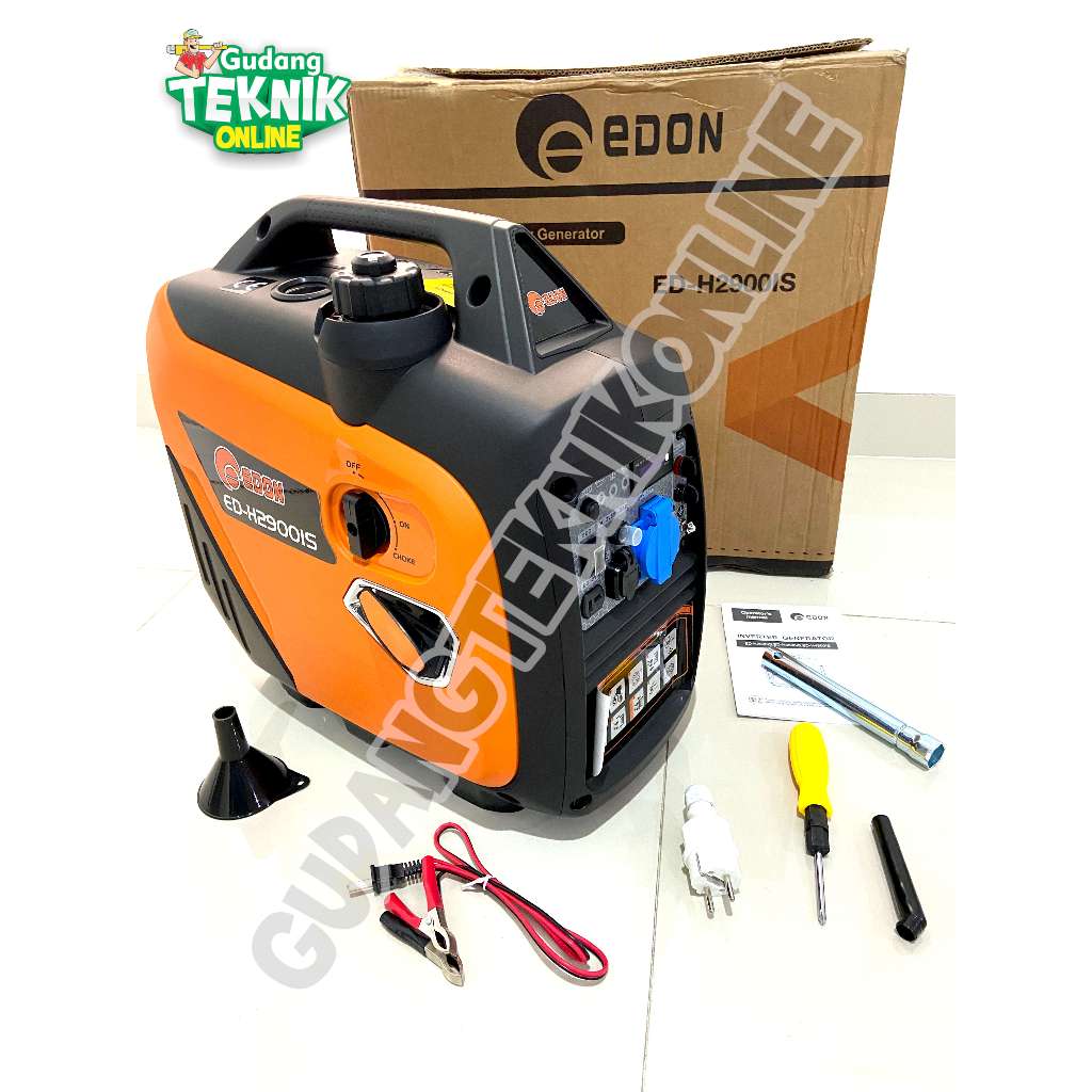 Jual Genset Silent 2000Watt EDON ED-H2900IS 4T BENSIN / Power Generator Portable 2000 Watt 2000W ...