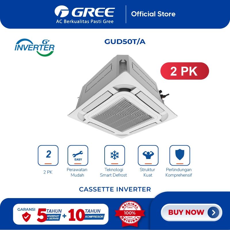 Jual GREE U-Match Cassette 2PK - 3D Teknologi - 360° air discharge ...