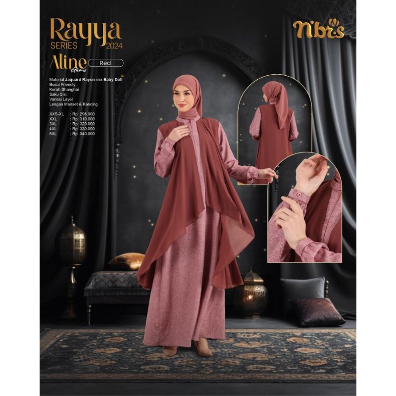 Jual Aline Red by Nibras Rayya Series 2024 | Shopee Indonesia