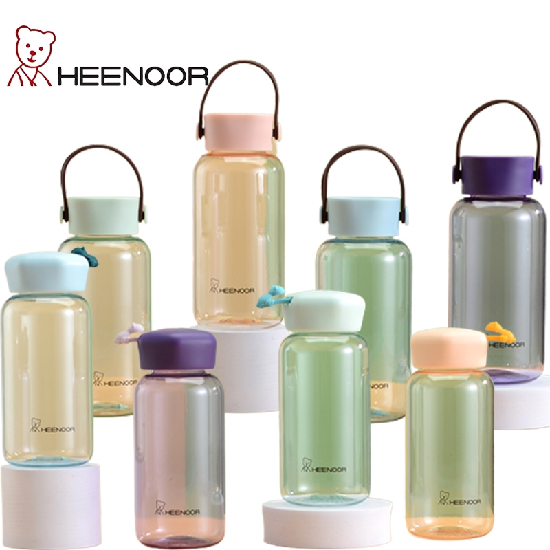 Jual Heenoor Botol Plastik Mini Lucu Ukuran Kecil Tentengan+ FREE STICKER 2D DIY 450ML | HX-598/ ...