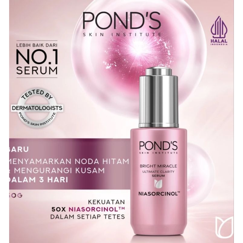 Jual POND’S Bright Miracle Serum Niasorcinol 30g | Shopee Indonesia