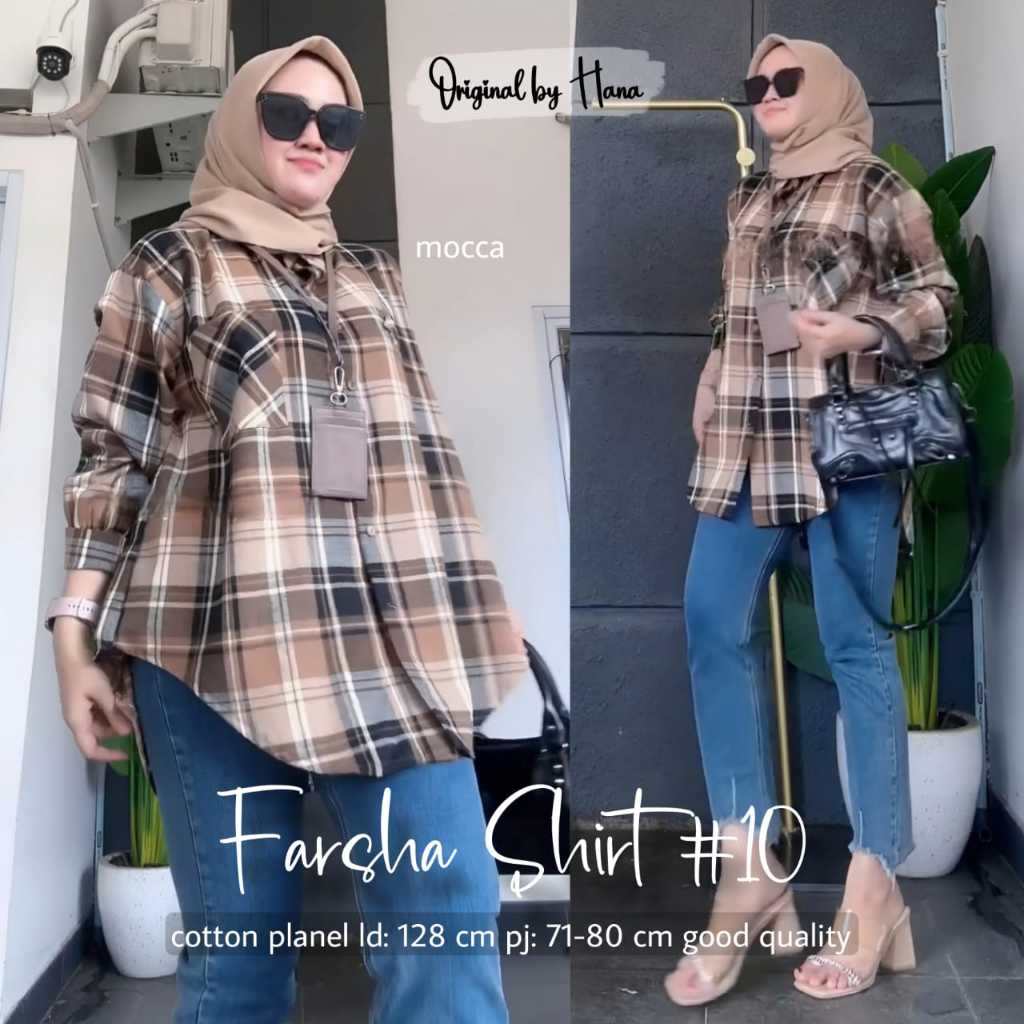 Jual farsha shirt 10 ori by hana | Shopee Indonesia