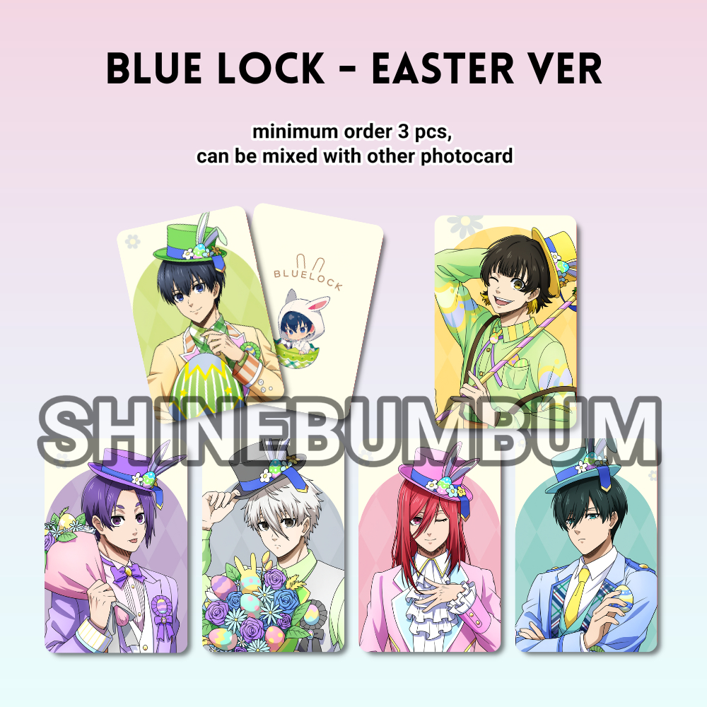 Jual Photocard Anime Blue Lock - Easter ver | Shopee Indonesia