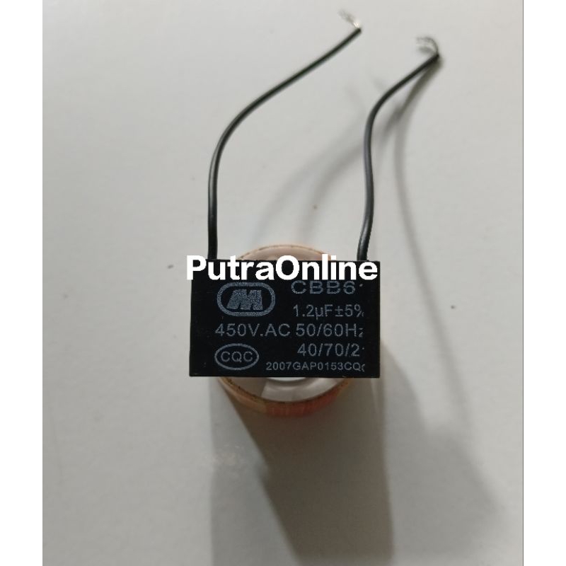 Jual Kapasitor Kipas Angin 1,2uf 450V CBB6 Kapasitor Kotak 1,2 uf | Shopee Indonesia