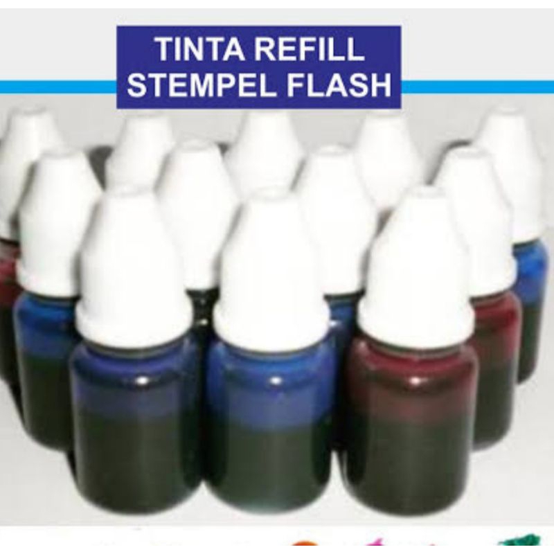 Jual refill tinta stempel flash 5ml | Shopee Indonesia