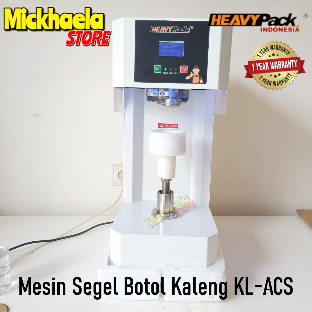 Jual HEAVYPACK KL-ACS Mesin Penutup Botol Kaleng / Automatic Can Sealer | Shopee Indonesia