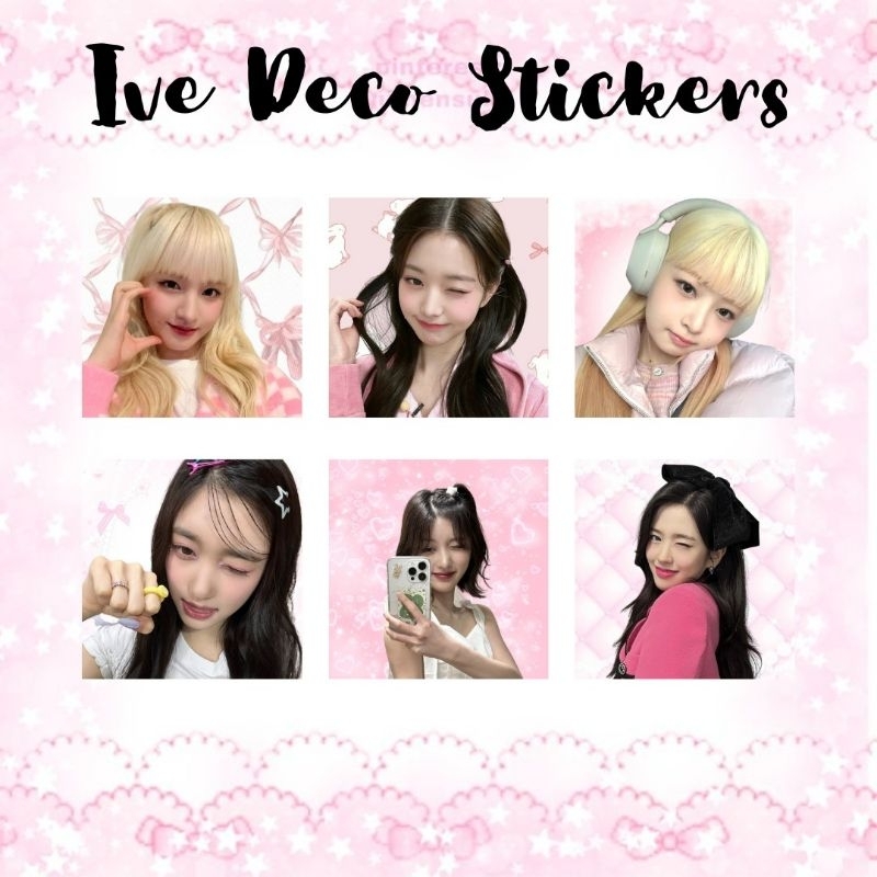 Jual [88pcs] IVE KOREAN MAIL STICKER DECO || AESTHETIC PINTEREST STIKER ...