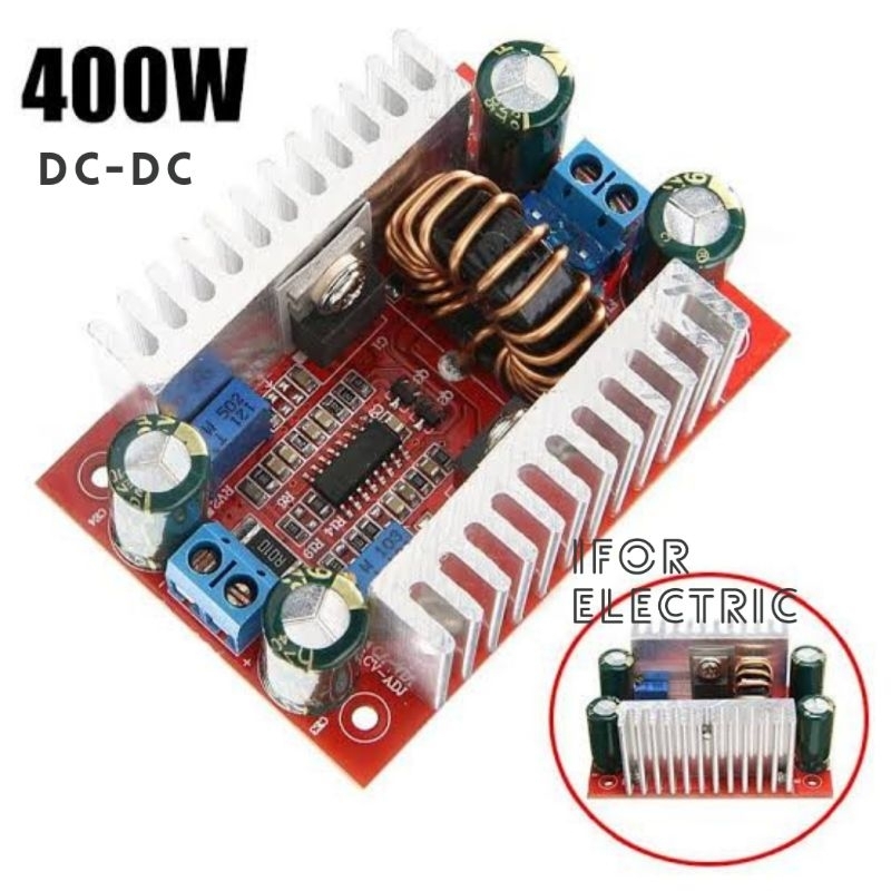 Jual Modul DC-Dc Step-Up 15A 400W CC-CV Boost CONVERTER | Shopee Indonesia