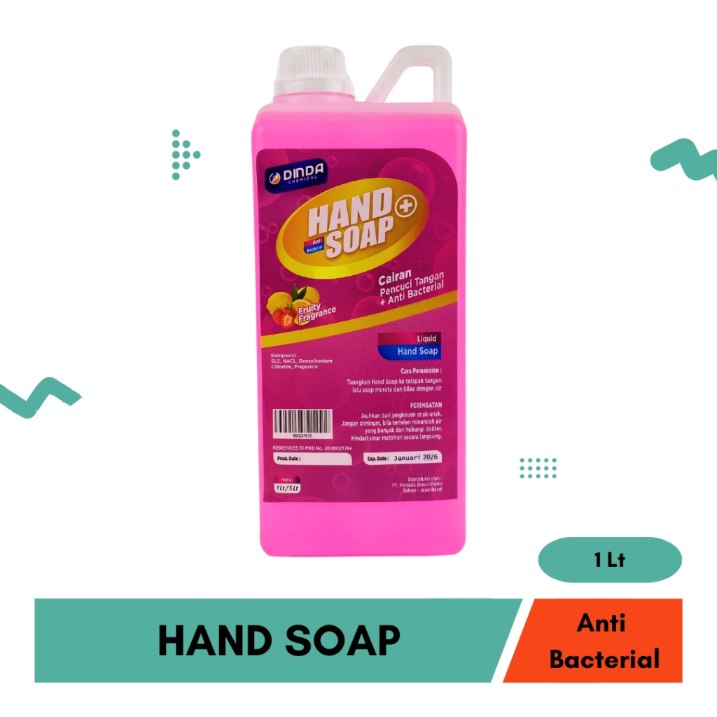 Jual Hand Soap Sabun Cuci Tangan Hand Wash Anti Bakteri 1000 ml ...