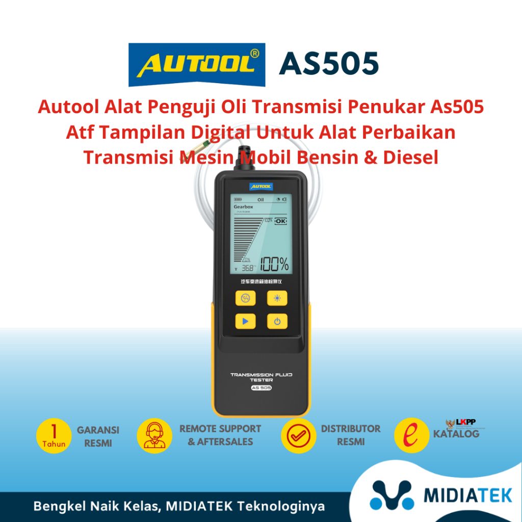 Jual Autool Alat Penguji Oli Transmisi Penukar As505 Atf Tampilan Digital Untuk Alat Perbaikan ...
